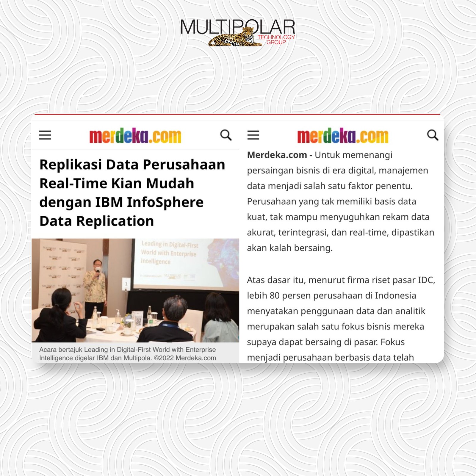 Replikasi Data Perusahaan Real-Time Kian Mudah dengan IBM InfoSphere ... Replikasi Data Perusahaan Real-Time Kian Mudah dengan IBM InfoSphere ...